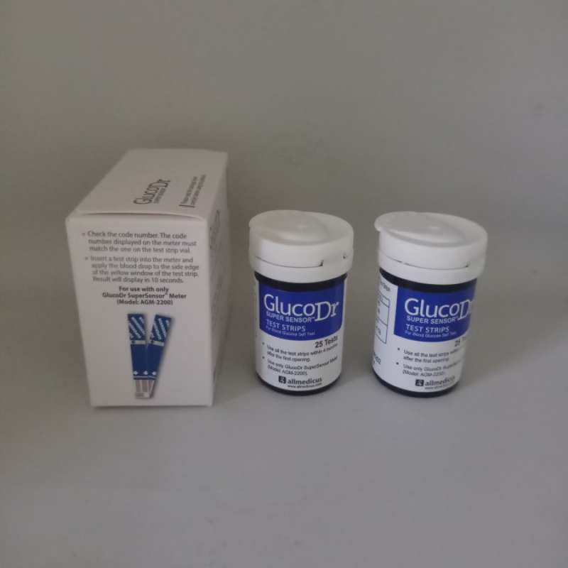 Promo Strip Gula Gluco Dr Super Sensor Glucose Isi 50pcs Diskon 33% Di ...