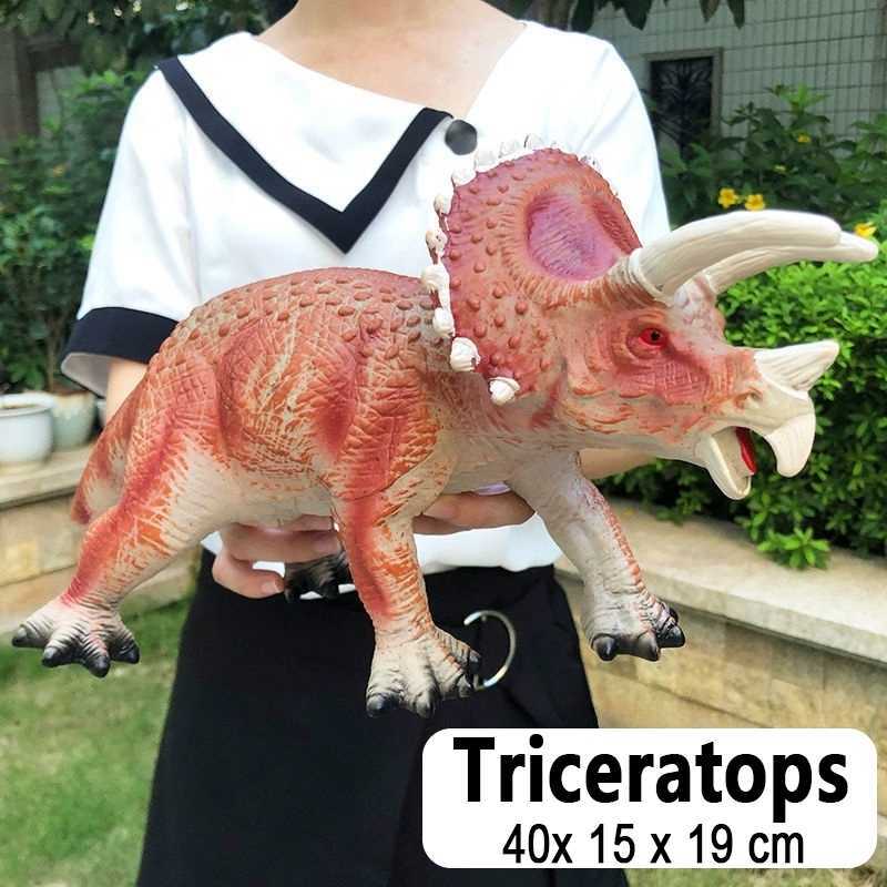 Promo 【duffy Toys】crazy Jurassicmainan Dinosaurus Besar Karet Lunak ...