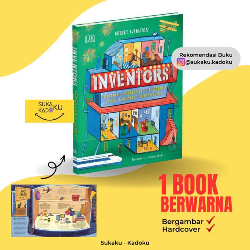 Promo Ori Dk Inventors Book Buku Cerita Anak English Import Robert ...