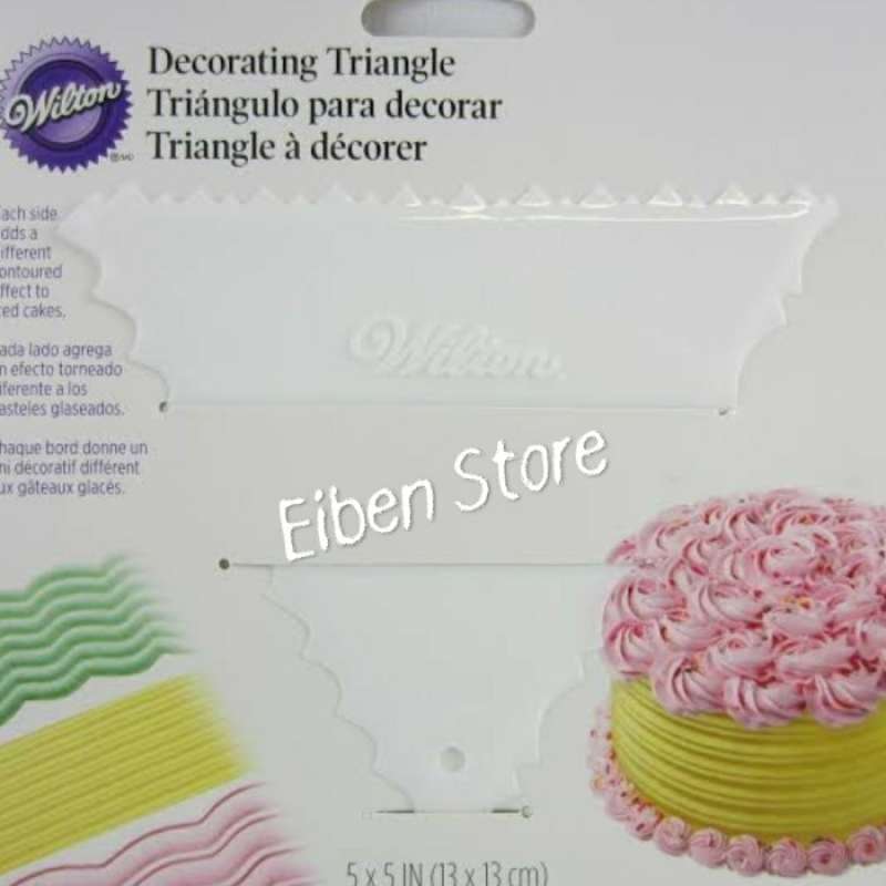 Promo Wilton Decorating Triangle / Scraper Segitiga Bergerigi Diskon 23 ...