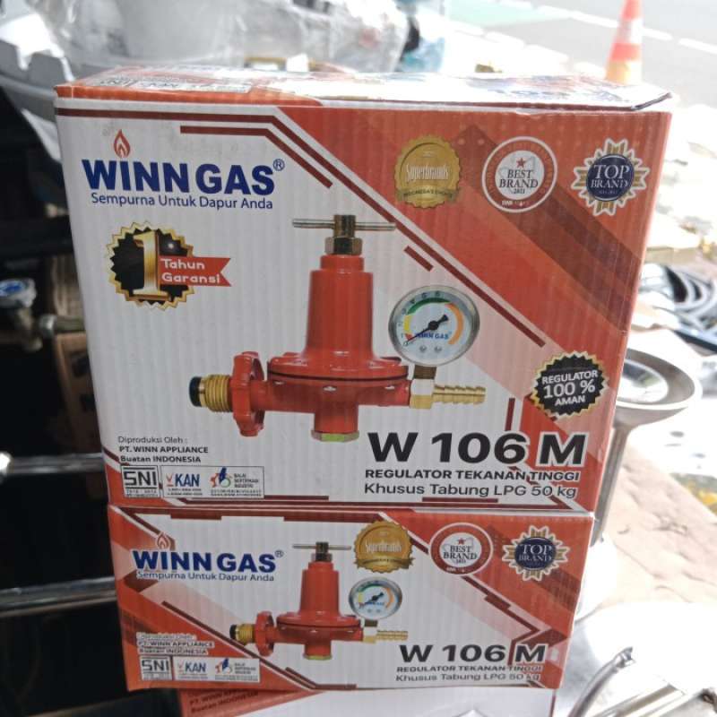 Promo Regulator Hp 50kg Merk Winn Gas W 108 M Meter Nan Rendah Diskon ...