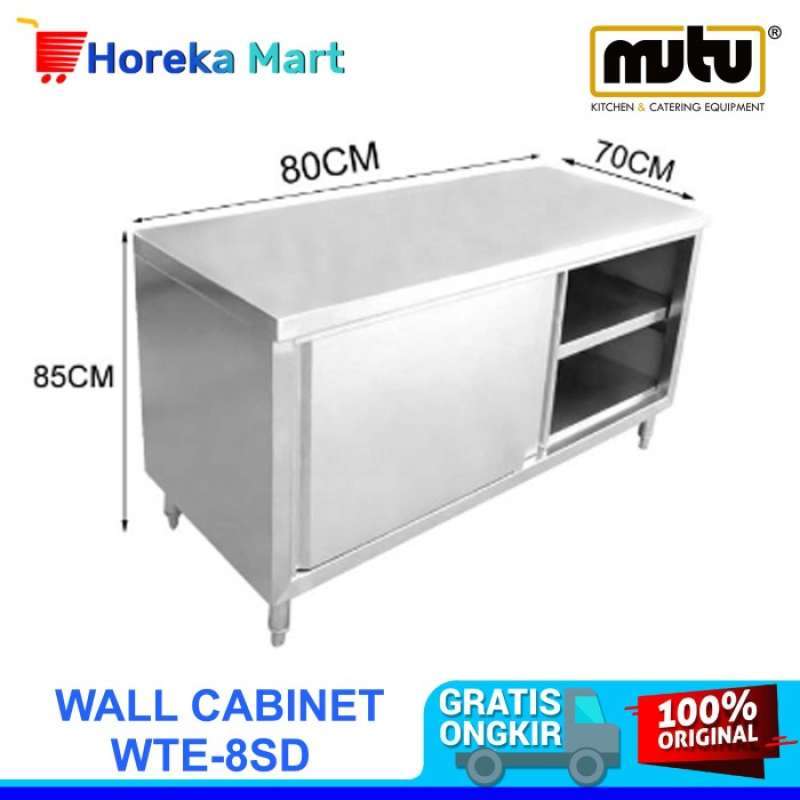 Promo Lemari Dapur / Meja Lemari Stainless Wte-8sd Diskon 23% Di Seller ...