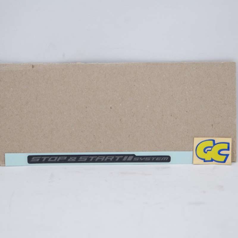 Jual Emblem Sticker Stop Start System Hitam Silver Yamaha Nmax Di ...