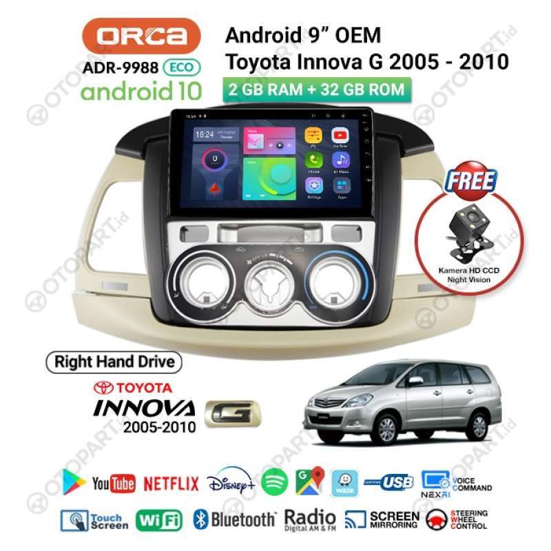Promo Headunit Android 9 Inch Toyota Innova 2005-2010 Orca Eco Ips ...