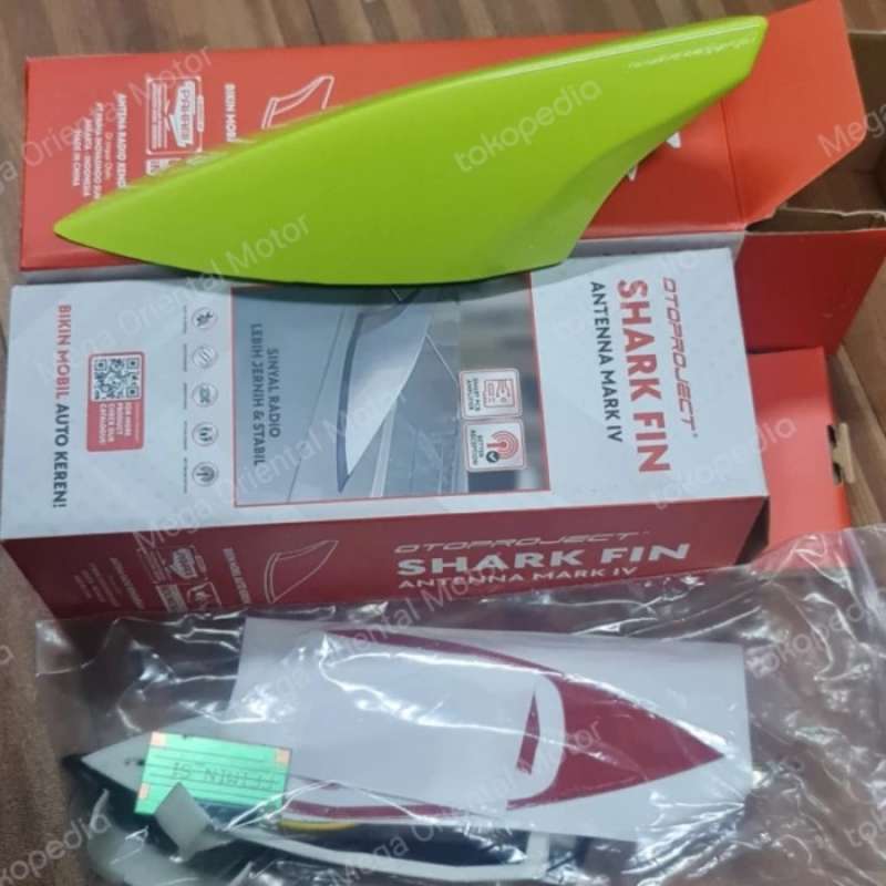 Promo Antena Mobil Shark Fin Hiu 4.0 All New Brio Electric Lime ...