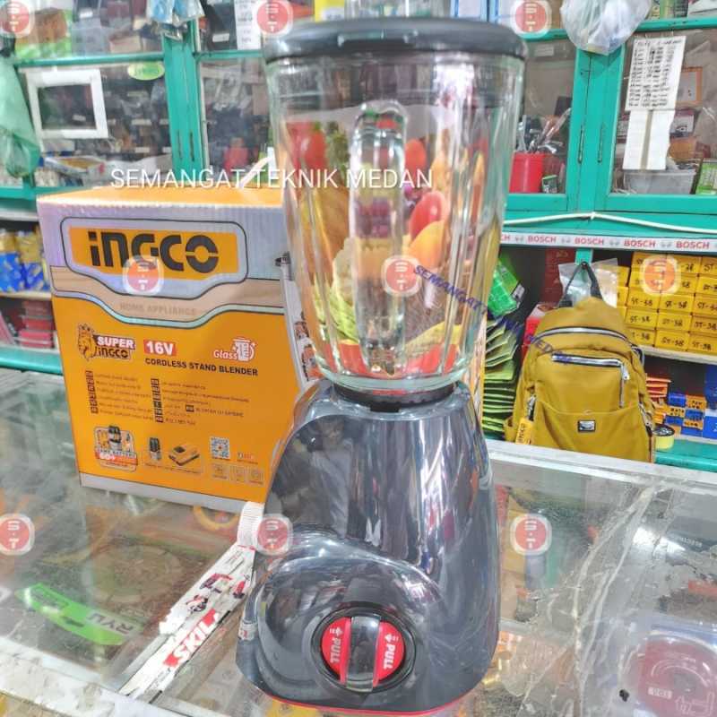 Jual Cordless Stand Blender Digital Stainless M16 16v Unit Ingco ...