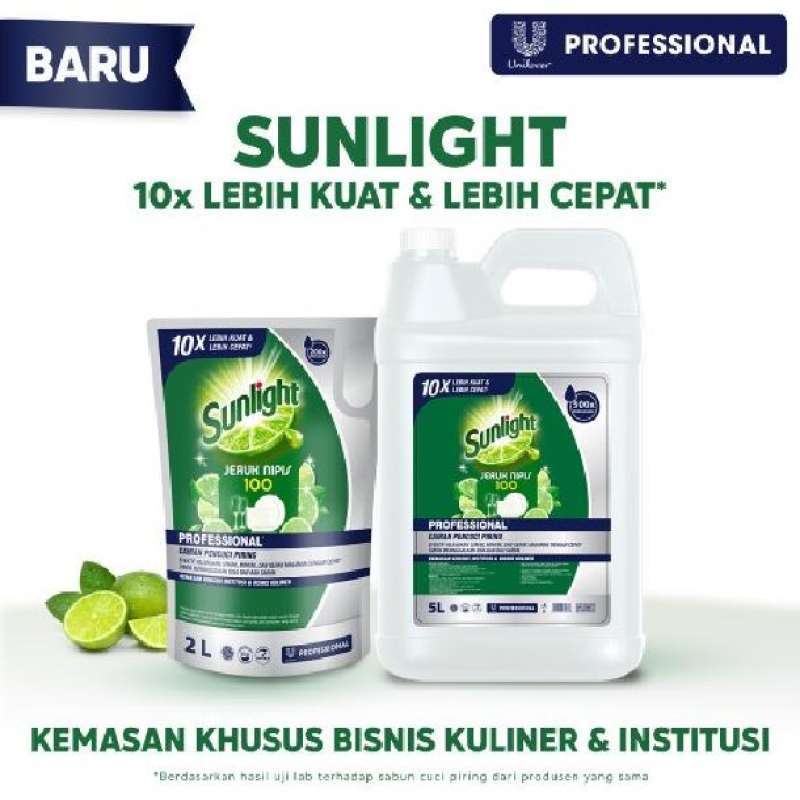 Jual Sunlight Professional Sabun Cuci Piring Jeruk Nipis Jerigen 5 Liter Di Seller Mitra ...