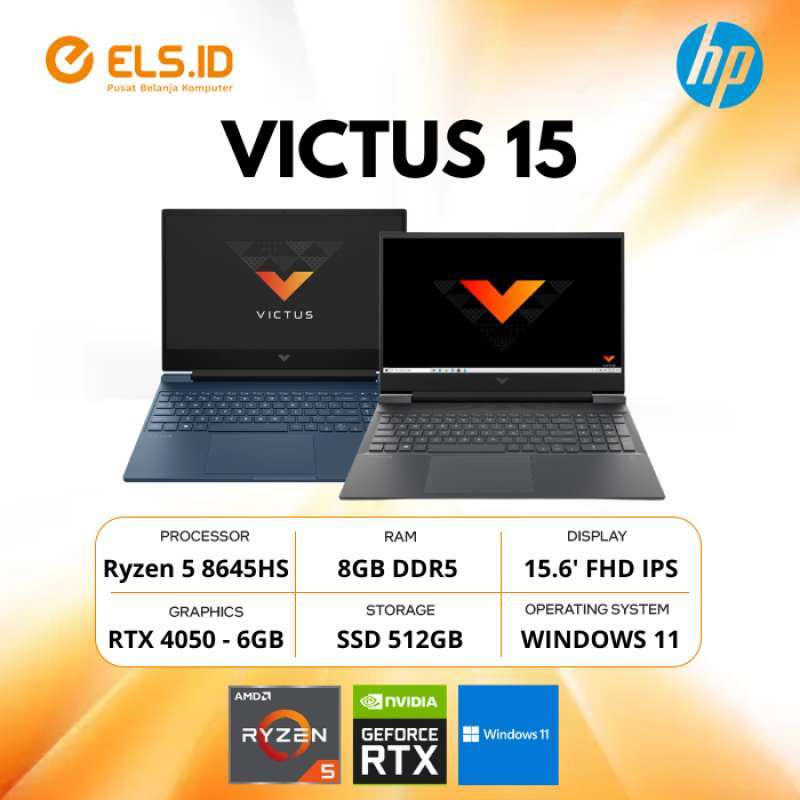 Promo Hp Victus 15 Fb2666ax / Fb2667ax Amd Ryzen 5 8645hs 8gb Ssd 512gb ...