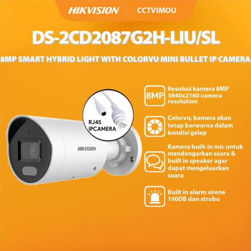Promo Hikvision Ds-2cd2087g2h-liu/sl 8mp Smart Hybrid Light Colorvu ... Promo Hikvision Ds-2cd2087g2h-liu/sl 8mp Smart Hybrid Light Colorvu ...