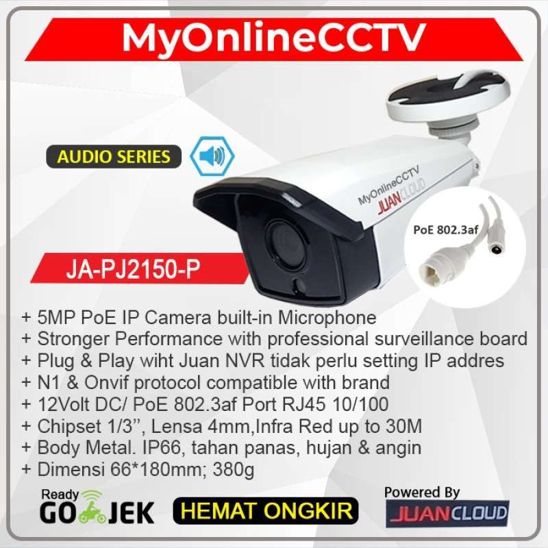 Promo Juan Paket Cctv 4ch Ip Camera Lengkap Poe Indoor 3mp Audio Diskon ...