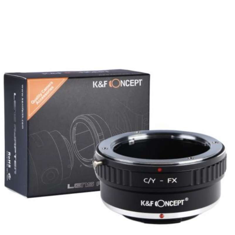 Promo Knf K&f Lens Adapter Lensa Contax Yashica C/y Cy To Body Fuji X Fx Diskon 23% Di Seller ...