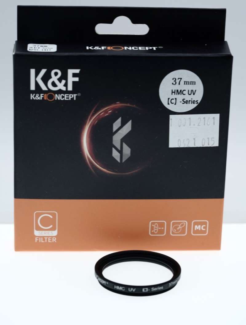 Promo K&f Concept 37mm Blue Coating Slim Mcuv Uv Multi Coated Filter ...