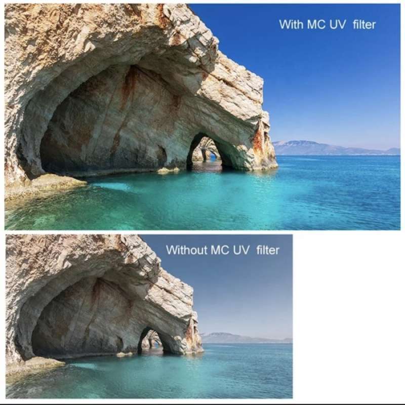 Promo K&f Concept 37mm Blue Coating Slim Mcuv Uv Multi Coated Filter ...