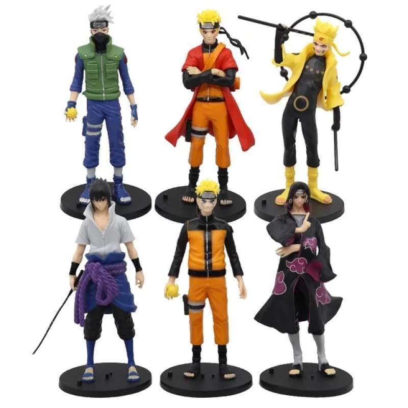 Promo Action Figure Koleksi Naruto Shippuden 13 Naruto Kcm Sasuke Kyubi ...