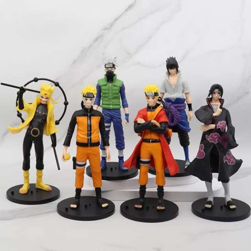 Promo Action Figure Koleksi Naruto Shippuden 13 Naruto Kcm Sasuke Kyubi ...
