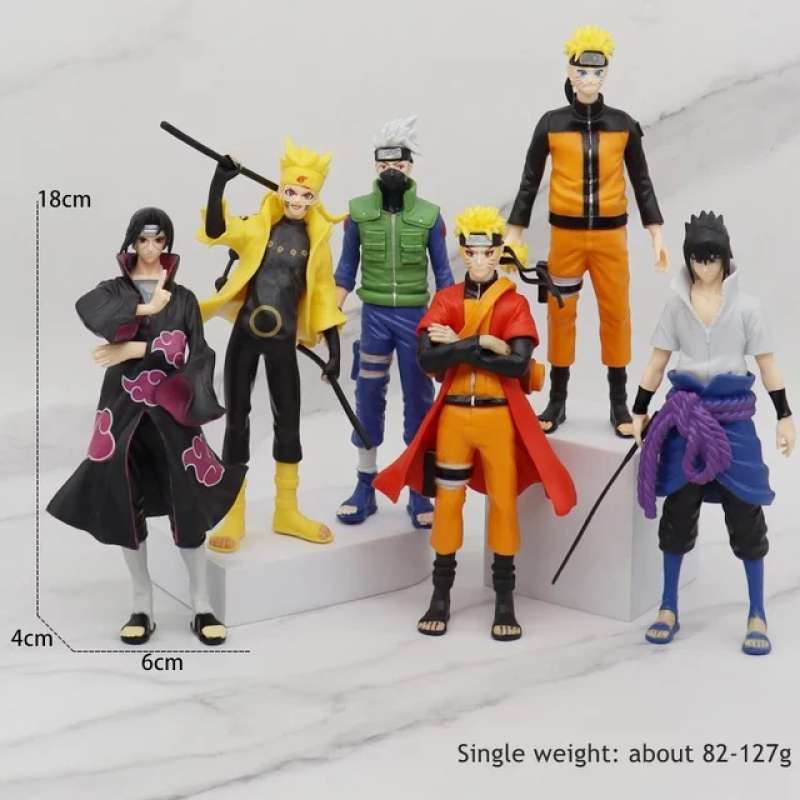 Promo Action Figure Koleksi Naruto Shippuden 13 Naruto Kcm Sasuke Kyubi ...