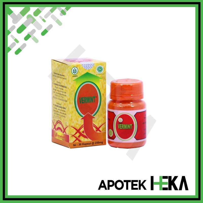Jual Vermint Botol Isi 12 Kapsul - Obat Cacing Di Seller Apotek Heka ...
