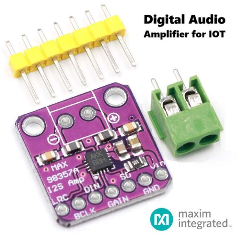 Promo Dac I2s Max98357 3w Class D Amplifier Esp32 Esp8266 Arduino