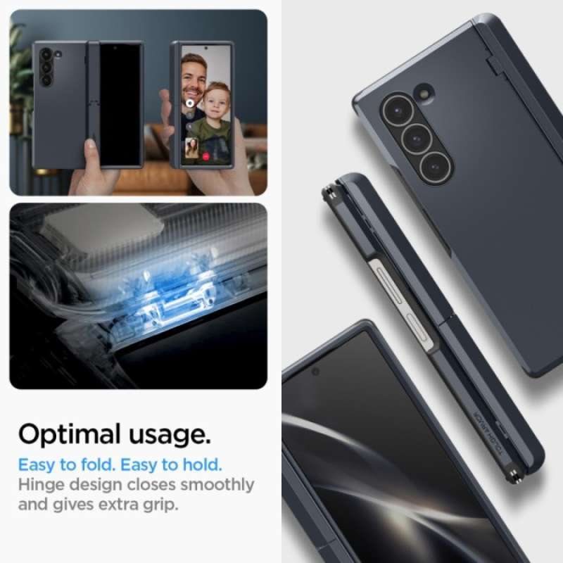 Promo Original Case Samsung Galaxy Z Fold 6 Fold6 5g 2024 Spigen Tough ...