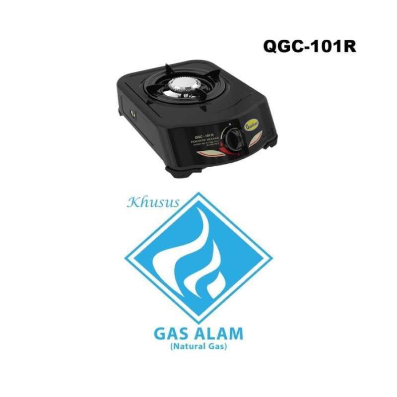 Promo New Kompor Gas Quantum 1 Tungku Qgc 101 R Khusus Gas Alam / Pgn ...