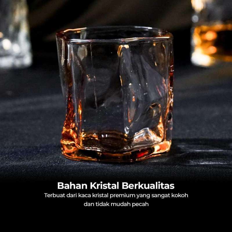 Jual Gelas Whisky Japanese Yamazaki Style Rock Glass 190ml L200 Minum Bayi Mug Susu Anti Tumpah ...