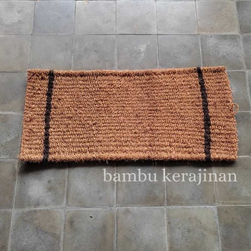 Promo Keset Anyam Sabut Motif Ijuk 90x45 / Keset 1 Pintu / Keset Teras ...