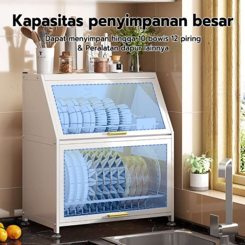 Jual Rak Cuci Piring Pengering Dish Dryer Wastafel Stainless Anti Karat Di Seller Circlet ...