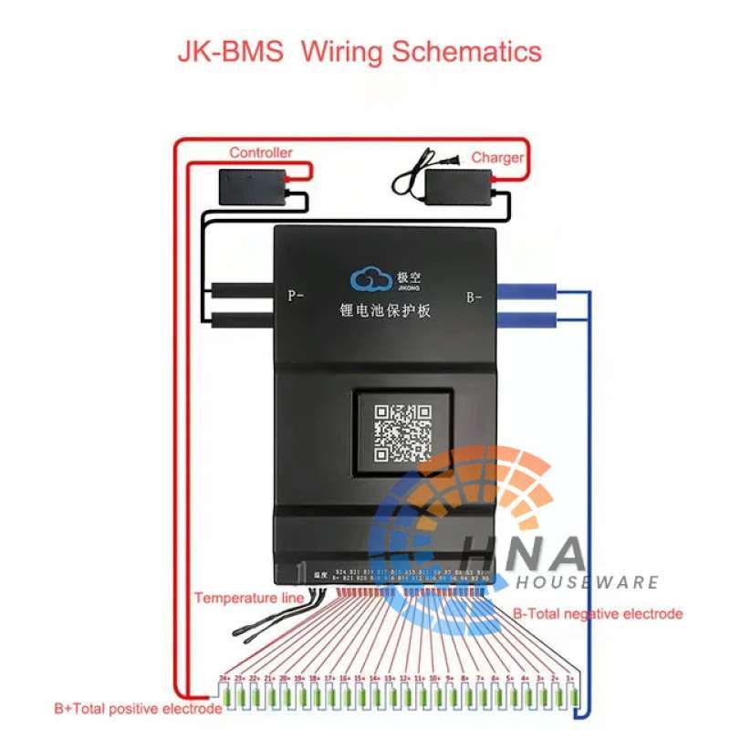 Jual Jk Jikong Smart Bms 8s - 24s Active Balancer 0.6a - 2a Baterai Lifepo4 - 8-24s 60a 0.6a Di ...