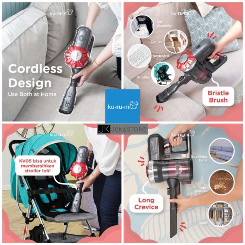 Jual Kurumi Kv-05 Cordless Stick Vacuum Cleaner Di Seller Circlet ...