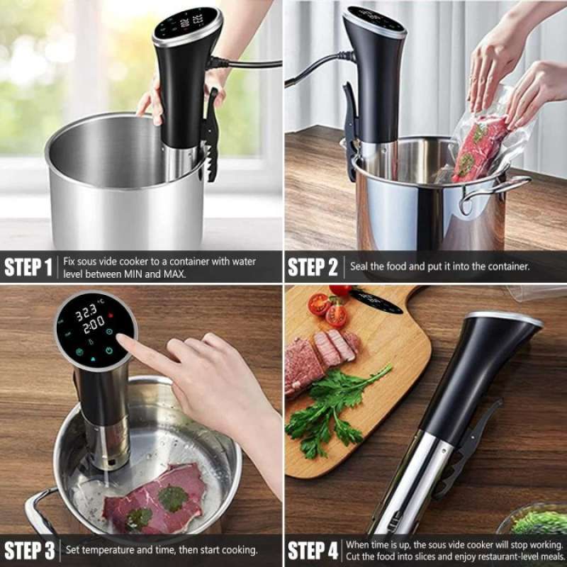 Promo Sous Vide Slow Cooker Steak Meat Vacuum Precision Temperature W ...