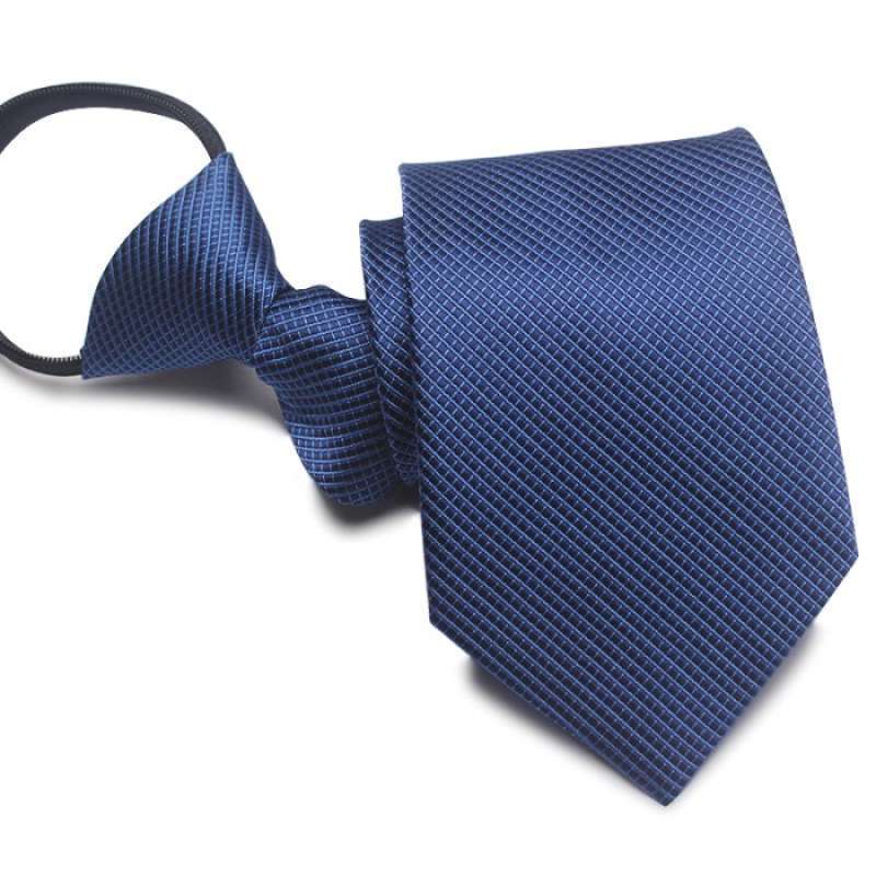 Jual Dasi Pria Dasi Biru Dasi Kerja Kantor Dasi Instan Langsung Pakai ...