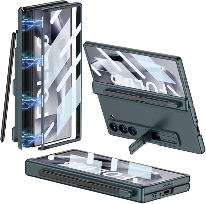 Jual Casing Samsung Galaxy Z Fold Case Magnetic Hinge Premium Hardcase Fold Red Wine Di