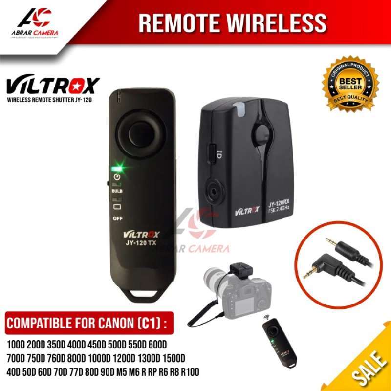 Jual Viltrox Remote Shutter Wireless Canon Jy120 C1 / Self Studio Remot Di Seller Circlet ...