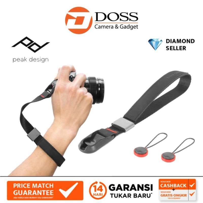 Jual Peak Design Cuff Camera Wrist Strap (black) - Ash Di Seller ...