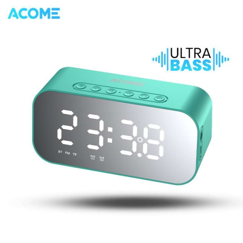Jual Acome A5 Speaker Bluetooth 5.0 Jam Alarm Led Display Ultra Bass ...