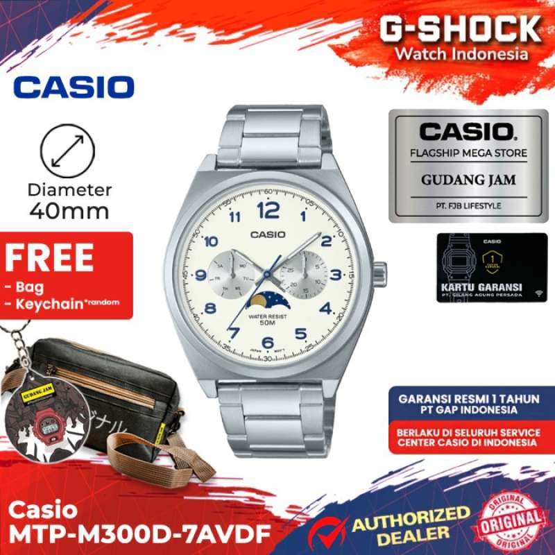 Jual Casio General Mtp-m300d-7avdf Mtp-m300d Mtp-m300 Mtpm300d Mtp ...