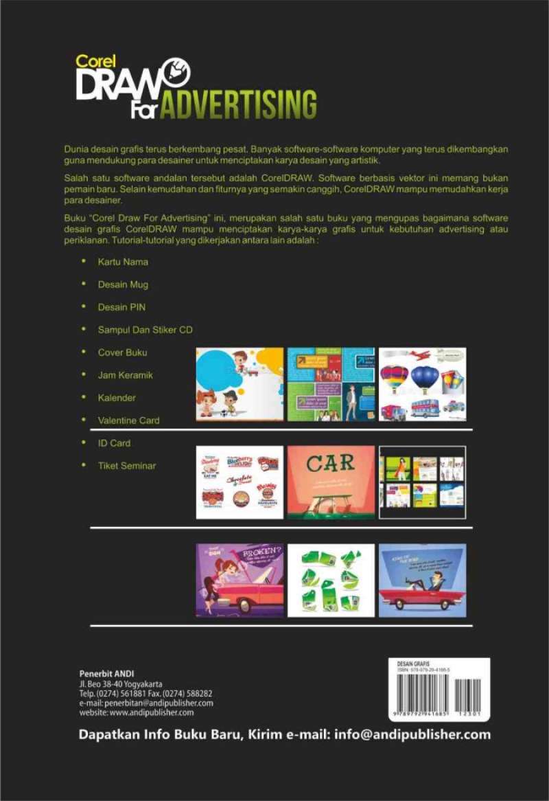 Promo Buku Corel Draw For Advertising Diskon 26% Di Seller Harui Store ...