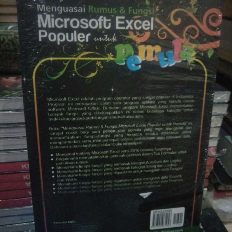 Promo Ori Menguasai Rumus & Fungsi Microsoft Excel Populer Untuk Pemula Diskon 26% Di Seller ...