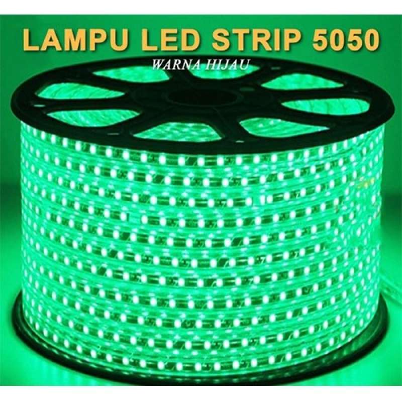 Promo Paket 10 / 15 Meter Lampu Led Strip 5050 Plus Socket Ac 220v ...