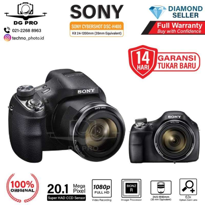 Jual Sony Cybershot Dsc-h400 Garansi Resmi - Camera Sony H-400 Di ...