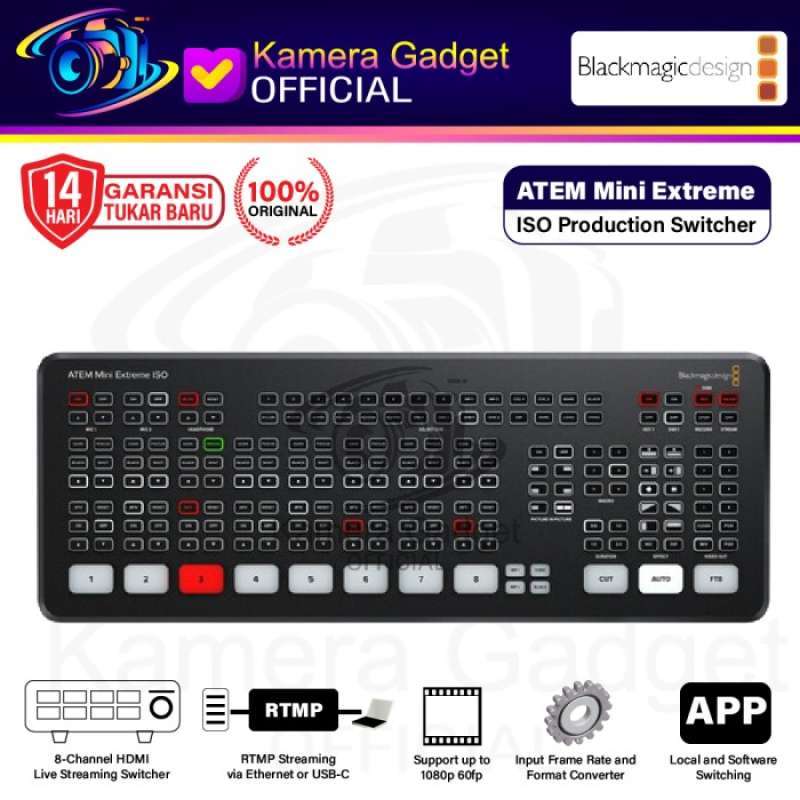 Jual Blackmagic Design Atem Mini Extreme Iso Production Switcher Di ...