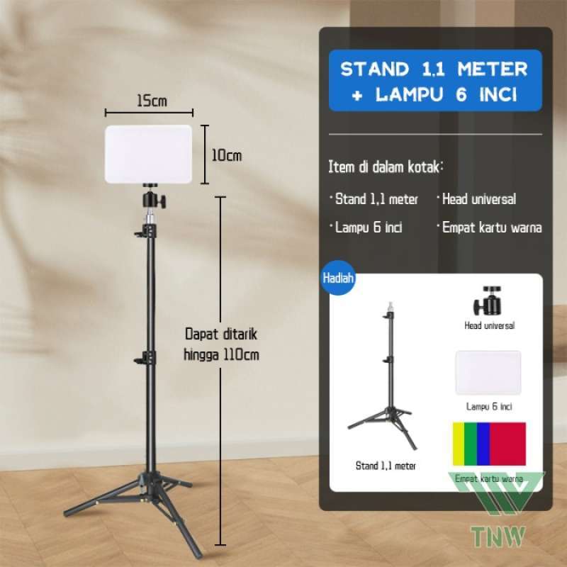 Jual Tnw Lampu Fotografi Lampu Led Video Light Ringlight Live Streaming ...