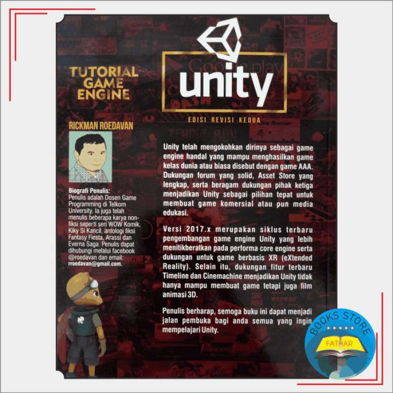 Jual Buku Unity Tutorial Game Engine Revisi Kedua Rickman Roedavan Plus Cd Di Seller Winter ...