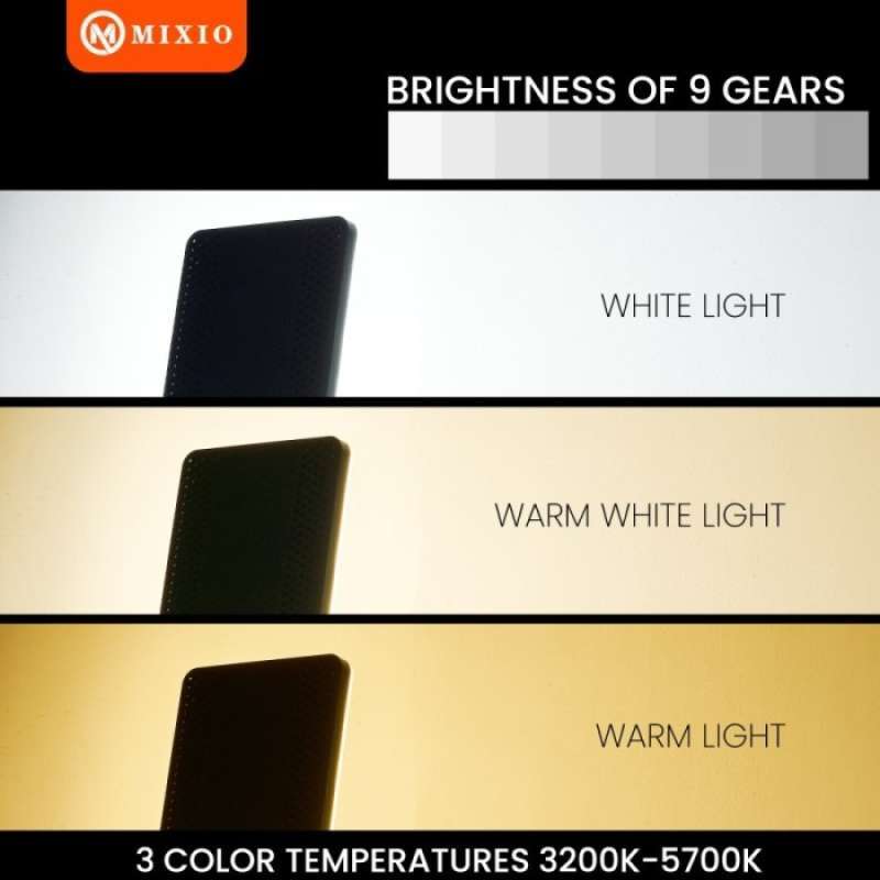 Jual Mixio Pl26 Lampu Foto Led Video Light Live Streaming Ringlight ...