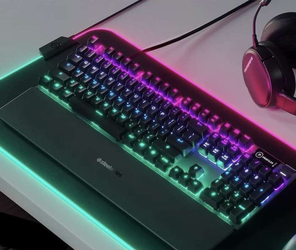 Promo Apex 5 Fullsize Oled Hybrid Mechanical Gaming Keyboard Diskon 23% ...