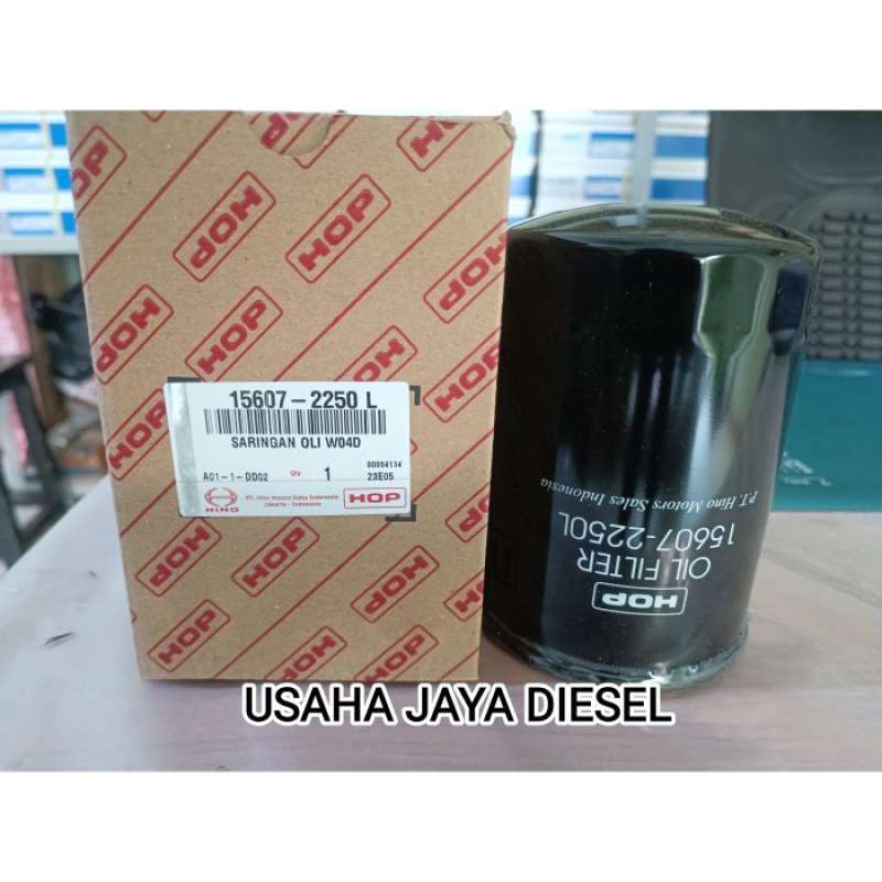 Promo Filter Oli Hino Dutro 130ht W04d 15607-2250l Hop Diskon 23% Di ...