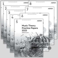 Jual Music Theory Practice Paper 2023 Grade 1 2 3 4 5 6 7 8 Abrsm Teori