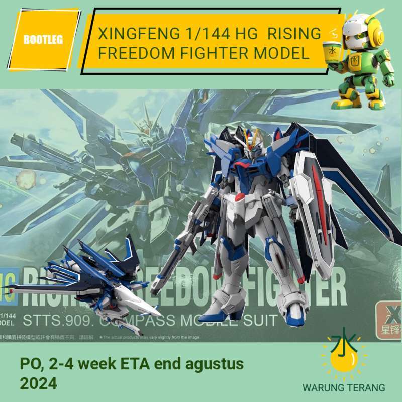 Jual Xingfeng 1/144 Hg Rising Freedom Fighter Model Kit Stts 909 ...