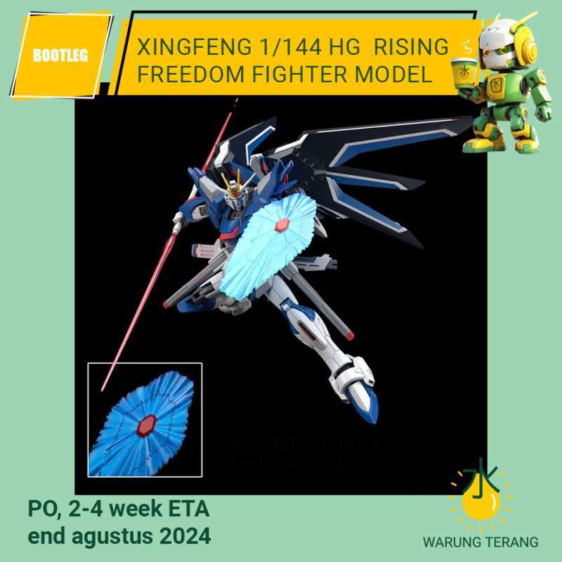 Jual Xingfeng 1/144 Hg Rising Freedom Fighter Model Kit Stts 909.compass Mobile Suit Xf No 243 ...