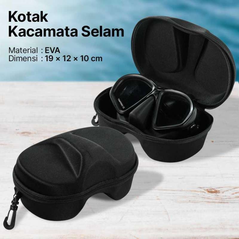 Jual Kotak Kacamata Selam Diving Mask Storage Case Box Eva Gp-div-box ...